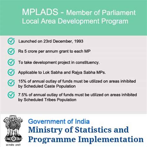 Govt Revises Norms For Members Of Parliament Local Area Development
