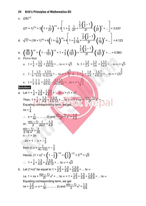 Permutation Combination And Binomial Theorem Important Question