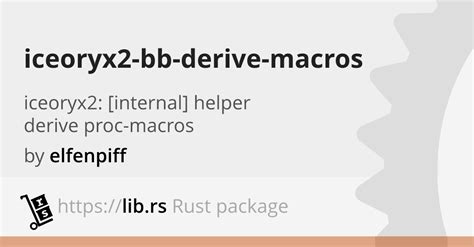 Iceoryx2 Bb Derive Macros — Rust Network Library Librs