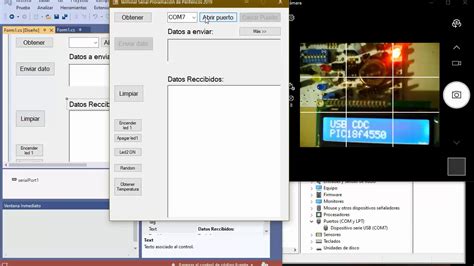 Encender LED Con PIC F Por USB CDC E Interfaz Grafica C Y Python YouTube