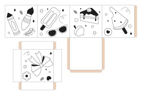 Rectangle Box Template Printable