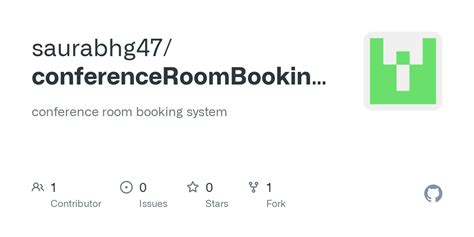 GitHub Saurabhg ConferenceRoomBookingSystem Conference Room Booking System