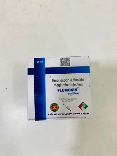 Flumoxin Enrofloxacin Flunixin Meglumine Injection 20 Ml At Best Price