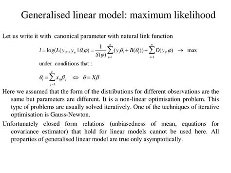 Ppt Generalised Linear Models Powerpoint Presentation Free Download Id5533562