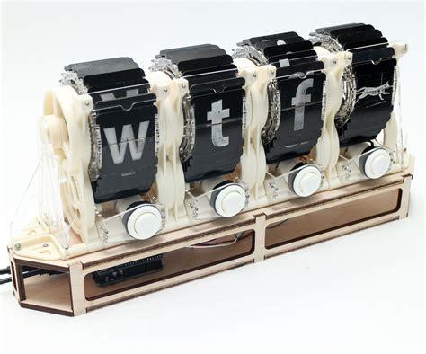 Split Flap Display 8 Steps With Pictures Instructables