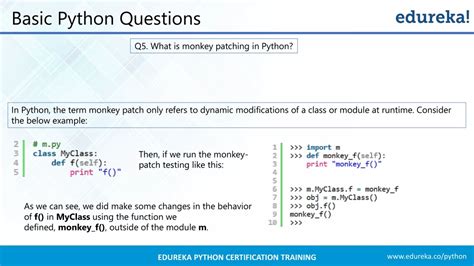 Ppt Python Interview Questions And Answers 2019 Edureka Powerpoint
