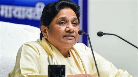 यूपी चुनाव 2022 मायावती का अकेले चुनाव लड़ने का ऐलान Bjp पर निशाना