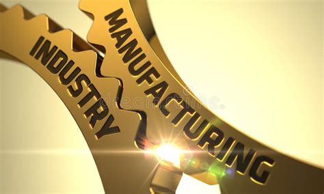 Industria Manufatturiera Sugli Ingranaggi Metallici Dorati Del Dente D