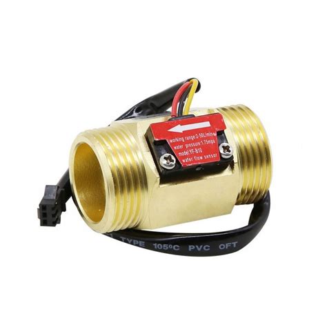 Yf B10 Water Flow Sensor Brass G1 Yf B10