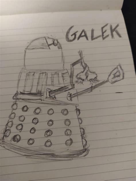 Cute Dalek Drawing
