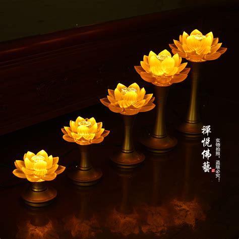 家里佛堂供灯图片 家庭供灯供水供香摆放 院好看供灯图片 大山谷图库
