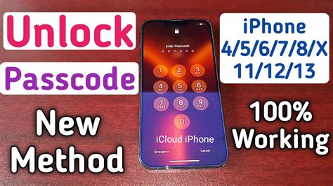 Unlock IPhone Forgot Passcode New Method Unlock IPhone Password Lock