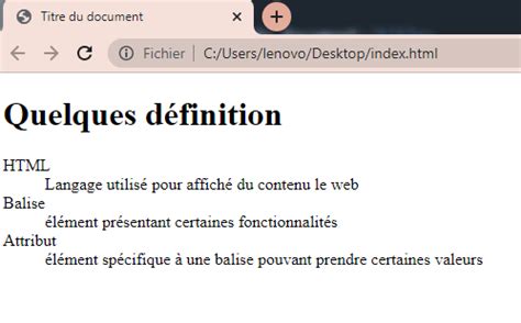 Créer des listes dans HTML TutoForYou