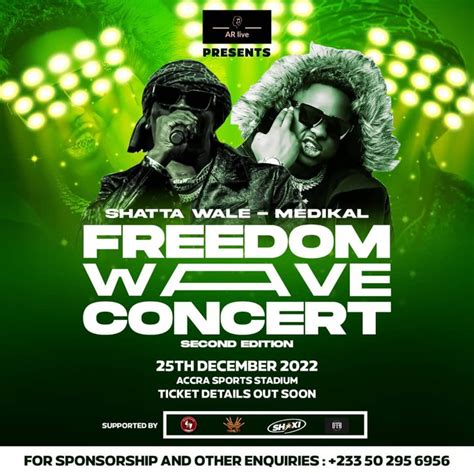 Shatta Wale Medikal Announce Second Edition Of Freedom Wave Concert