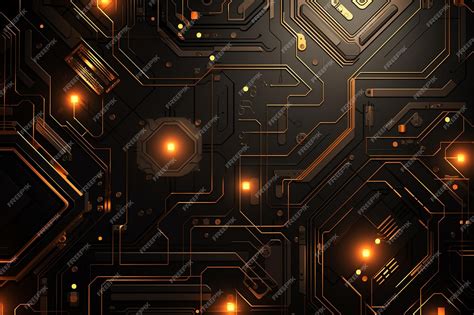 Premium Photo Abstract Circuitry Texture Background