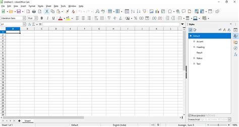 Creating A New Workbook In LibreOffice Calc Lesson Science State Board Class