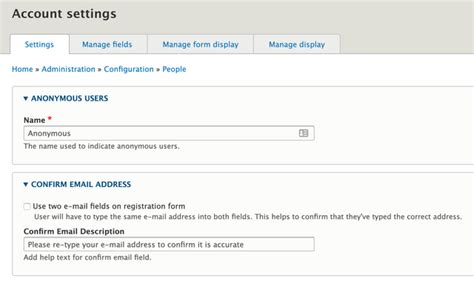 Registration Confirm Email Address