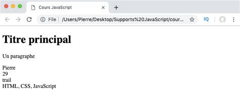 Les Tableaux En Javascript Et L Objet Global Array Pierre Giraud