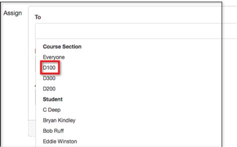 Setting Up A Differentiated Assignment Canvas Support Simon Fraser University
