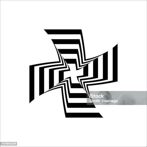 흑백 플러스 로고 또는 흰색 배경 벡터에 격리 된 종교적 십자가 아이콘 0명에 대한 스톡 벡터 아트 및 기타 이미지 0명 개념 그라데이션 Istock