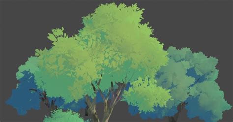 Free Stylized Tree Leaves Asset For Blender
