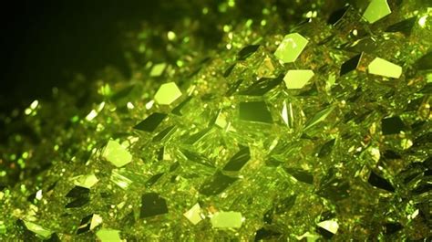 Premium Ai Image Peridot Background With Sparkles 4k Generative Ai