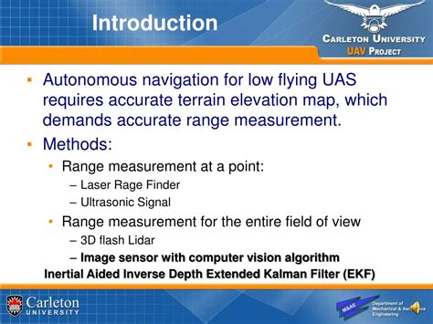 Ppt Obstacle Detection For Low Flying Uas Using Monocular Camera Powerpoint Presentation Id