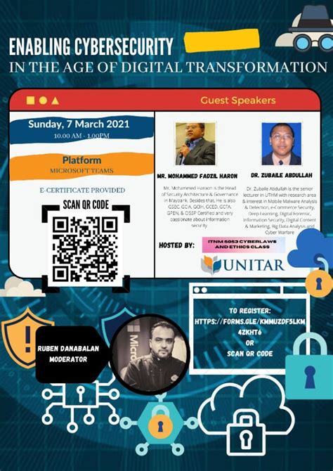 Sim Yue Hock On Linkedin Cybersecurity Unitar