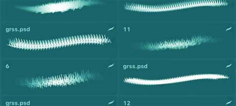 Procreate Brushes And Photoshop Brushes Flora Jungle Moss Tree Leaves