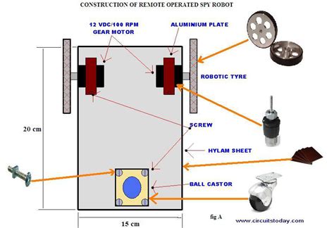 Remote Operated Spy Robot Circuit Electronic Circuits And Diagrams Electronic Projects And Design