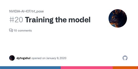 Training The Model Issue 20 NVIDIA AI IOT Trt Pose GitHub