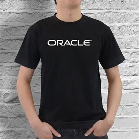 Oracle Computer Programming Database Logo Black T Shirt Size S 3xl T