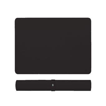 Tapete De Secret Ria Para Teclado E Rato Goeik Com Base Antiderrapante X Cm Preto