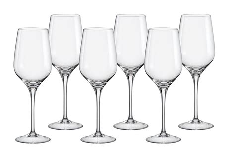 Bohemia Crystal Rebecca White Wine Glass Set Of 6 350ml Buy Online