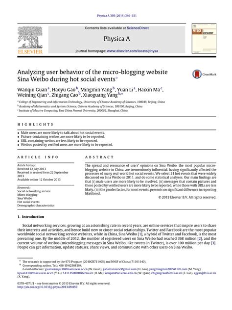 10 Analyzing User Behavior Of The Micro Blogging Website Download Free Pdf Microblogging