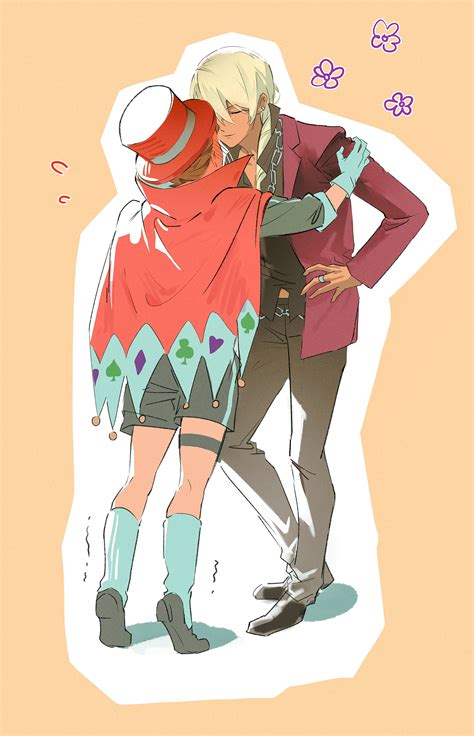 Apollo Justice And Klavier Gavin Ace Attorney And 1 More Drawn By