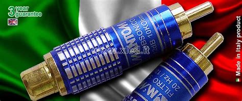 Inline Subsonic Filter Rca 20hz 12db Oct Made In Italy By Mcmantom Milano