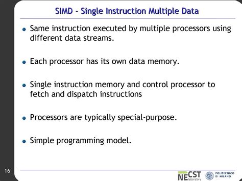Multiprocessors Politecnico Di Milano Seminarroom Bld Ppt Download