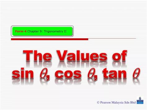 PPT The Values Of Sin Cos Tan PowerPoint Presentation ID 2938216