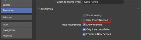 animation keying set failed to insert any keyframes blender stack