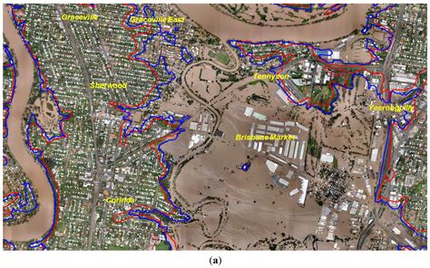Brisbane Flood Map 2011 Color 2018