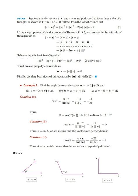 SOLUTION DOT PRODUCT PROJECTIONS DEFINITION OF THE DOT PRODUCT Studypool