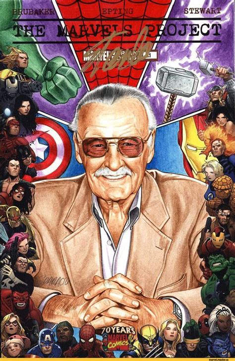 Marvel Comics Classic Stan Lee Collage Star Art Poster Hd Printed