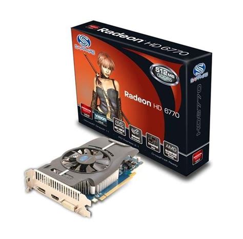 Sapphire Radeon HD 6770 - 512GB GDDR5 RAM - Grafikkort | Billig