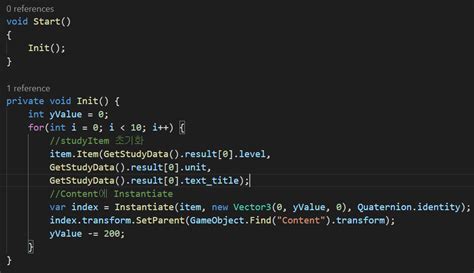 Unity Scrollview를 사용하여 List 만들기