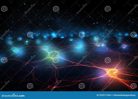 Neural Network Visualization With Glowing Synapses And Cosmic