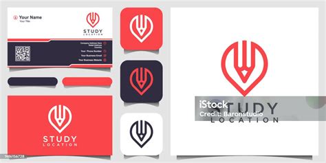 연구 위치 기호 디자인 템플릿 핀지도 기호와 결합 된 연필 성장 개념에 대한 스톡 벡터 아트 및 기타 이미지 성장 개념 아이콘 학습 Istock