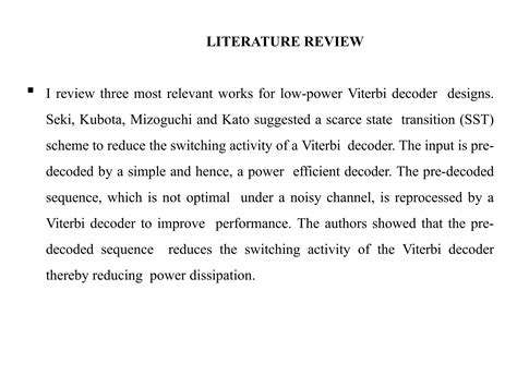High Speed Low Power Viterbi Decoder Design For Tcm Decoders Ppt