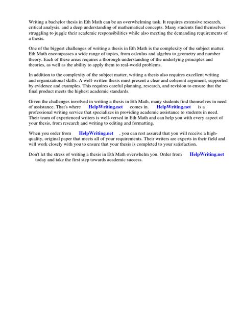 Bachelor Thesis Eth Math Pdf Mathematics Quantum Entanglement