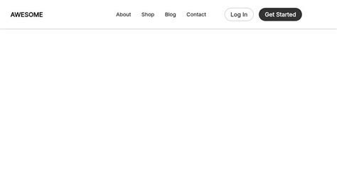 Simple Css Grid Navbar